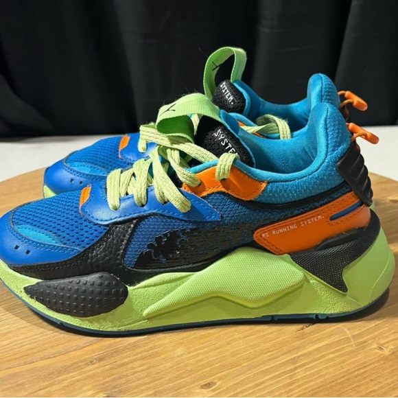 Puma | Shoes | Puma Rsx Running System Blue Size 4c | Poshmark